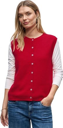 Street One Damen Ärmelloser Cosy Cardigan