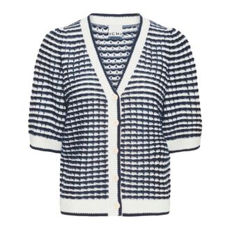 Ichi Birch W Total Eclips - - Knitwear - Damen - Blau - S