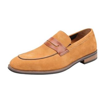 Generic Mocassins pour Hommes Chaussures D&eacute;contract&eacute;es en Cuir &Agrave; Enfiler Mocassins Souples pour Hommes Chaussures L&eacute;g&egrave;res pour La Conduite Et La Navigation,Ma