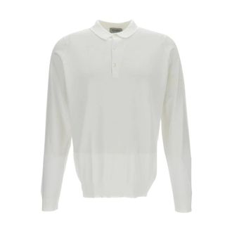 John Smedley Herren, Oberteile, Wei&szlig;, SGr&ouml;&szlig;e