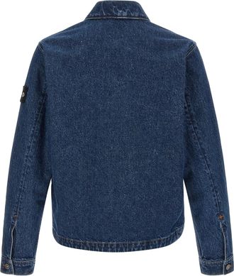 Stone Island Cotton Denim Jacket - Blue