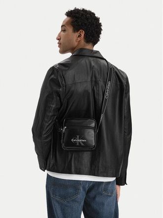 Calvin Klein Umh&auml;ngetasche Bold Logo Webbing Square Crossbo LV04D3445G Schwarz