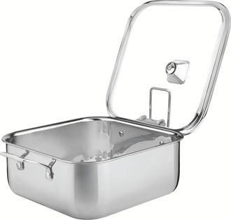 Tramontina 62144/260 Grano Quadratischer Topf, 18/10-Stahl