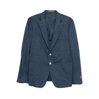 Isaia Homme, Vestes, Bleu, Taille: XL Capri Sport Jacket