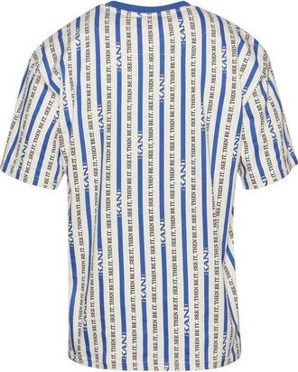 Karl Kani T-Shirt Karl Kani Herren KM232-034-1 KK Small Signature Logo Stripe Tee (1-tlg)