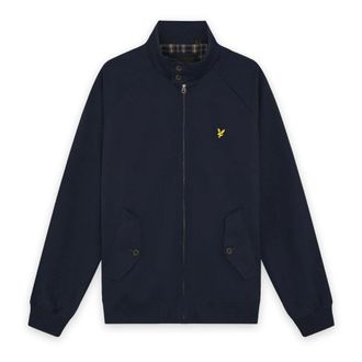 Lyle & Scott Homme, Vestes, Bleu, Taille: M Veste Harrington en coton