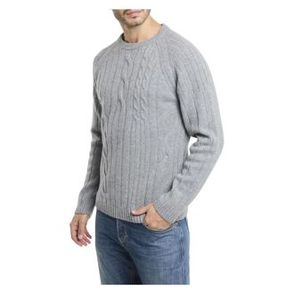 Daniele Fiesoli Rundhals-Strickpullover - - Knitwear - Herren - Grau - L