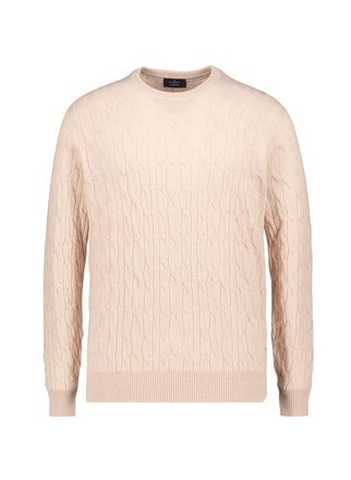 Hackett Herren Pullover beige unifarben