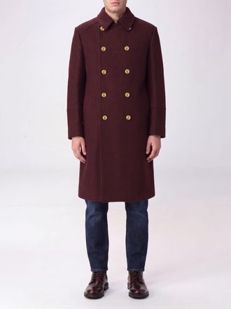 Brunello Cucinelli Manteau crois&eacute; en cachemire de style militaire
