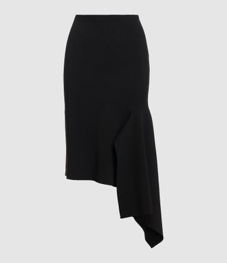Essentiel Jupe Mi Longue Kap Noir