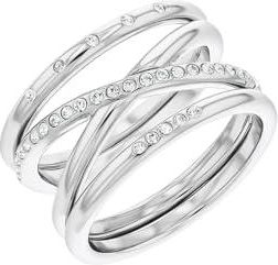 Calvin Klein Bague pour Femme Collection MINIMAL LINEAR avec cristaux - 35000203C