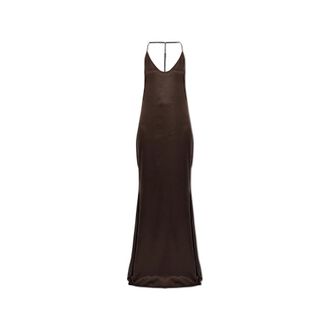 Tom Ford Seidenkleid ohne &Auml;rmel - - Dresses - Damen - Braun - XS