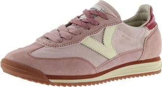 Victoria Low-Top Unisex Saturno Nylon & Farbige & Spaltleder Teile & Gezahnte Sohle 1158104 f&uuml;r Erwachsene Nude 39