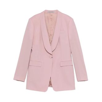 Tagliatore Femme, Vestes, Rose, Taille: 40 FR Blazer &agrave; Revers Ch&acirc;le