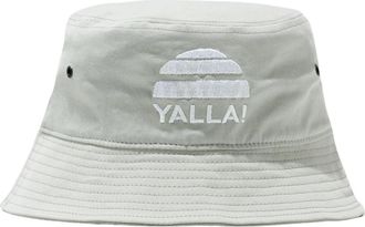 SER.O.YA Graue Yalla Denim Logo M&uuml;tze - - Accessories - unisex - Grau - S/M