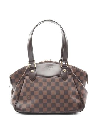 Louis Vuitton sac port&eacute; &eacute;paule Damier Verona PM - Marron