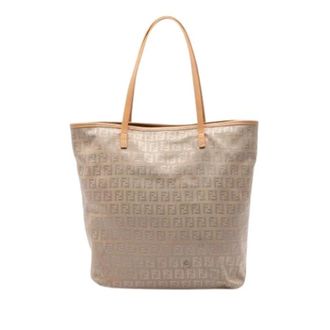 Fendi Pre-owned Canvas Tote Bag - - Pre-owned - Damen - Beige - ONE SIZE