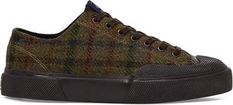 Superga baskets lacées 2432 à carreaux - Vert