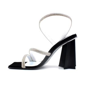 Chiara Ferragni Star High Heel Sandalen - - Shoes - Damen - Grau - 37 EU