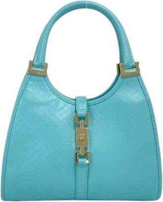 Gucci Sac &agrave; main Pre-owned Sac fourre-tout - Femme - Pre-owned - Bleu - Taille: ONE Size