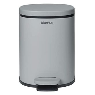 Blomus PARA- Treteimer aus pulverbeschichtetem Stahl, Microchip, 5L Fassungsverm&ouml;gen, Smart-Close-System, entnehmbarer Eimer, exklusives Badaccessoire (H / B