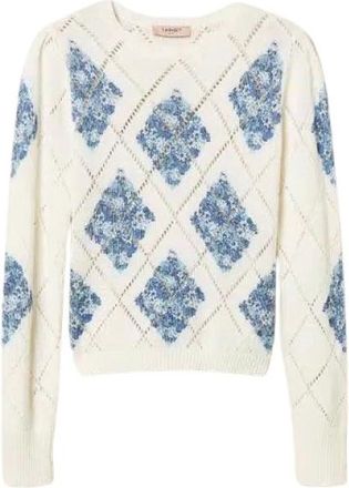 Twinset Femme, Pulls, Bleu, Taille: 38 FR Blouses