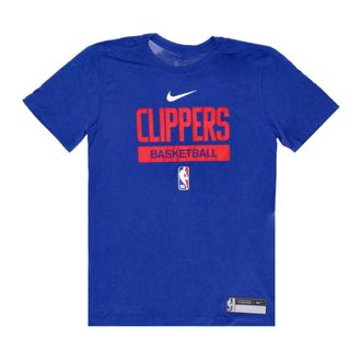 Nike Homme, Tops, Bleu, Taille: XS NBA Dri-fit Tee dentra&icirc;nement Bleu