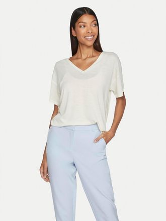 Vila T-Shirt Abella 14089540 Wei&szlig; Relaxed Fit