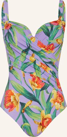 Charmline Charmline Bügel-Badeanzug Botanic Radiance Mit Shaping-Effekt lila