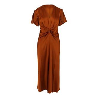 Victoria Beckham Damen, Kleider, Orange, XSGr&ouml;&szlig;e