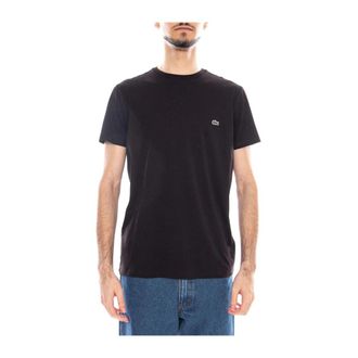 Lacoste T-Shirt mit Rundhalsausschnitt - - Tops - Herren - Braun - S