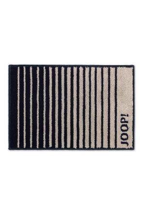 Joop Badteppich Shutter, Edelstahl, Ecru, Textil, Streifen, rechteckig, 50x60 cm, Made in Germany, f&uuml;r Fu&szlig;bodenheizung geeignet, rutschhemmend, Badtextilie