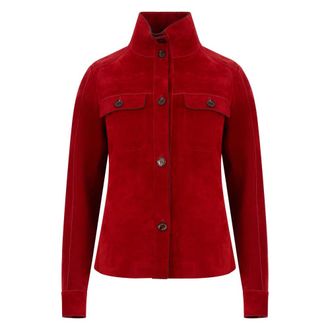 Moorer Flomena Jacke - - Jackets - Damen - Rot - XS