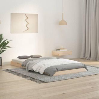 vidaXL Cadre de lit 90x190 cm simple bois massif de pin