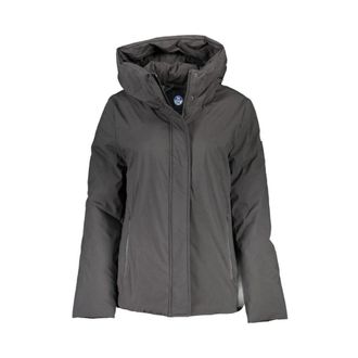 North Sails North Sails Schwarze Polyesterjacken & Mantel - - Jackets - Damen - Schwarzk - S