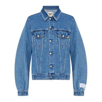 Gallery Dept. Homme, Vestes, Bleu, Taille: XL Veste en jean avec logo