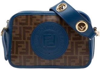 Fendi Sac bandouli&egrave;re en toile Pre-owned - Femme - Pre-owned - Bleu - Taille: ONE Size