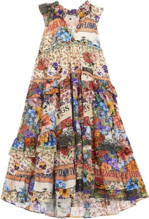 5 Progress Femme, Robes, Multicolore, Taille: 40 FR 16010Flower Lover