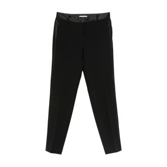 Alberto Biani Femme, Pantalons, Noir, Taille: 38 FR Straight Pantalons
