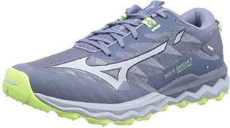 Mizuno Wave Daichi 7 Chaussures de Course pour Femme, Vindigo Subduedb Neolime, 38 EU