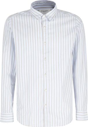 Tintoria Mattei Homme, Chemises, Bleu, Taille: XL Camicia Regular Lavato Cotone