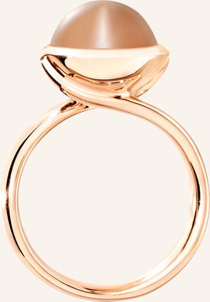 Tamara Comolli Tamara Comolli Ring Ring Bouton Large Moonstone Brown Aus 18k Ros&eacute;gold Mit Brauner Mondstein rosegold