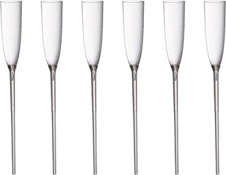 Generic Schwimmende Champagnergl&auml;ser, Sektgl&auml;ser f&uuml;r den Pool, 6 St&uuml;ck schwimmende Weingl&auml;ser, seitliche Schwimmfl&ouml;ten f&uuml;r Champagner - Genie&szlig;en Sie ein Glas 