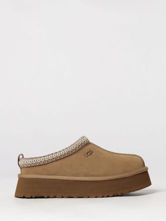 UGG Mules Tazz II en cuir su&eacute;d&eacute; avec semelle plateforme et coutures contrastantes