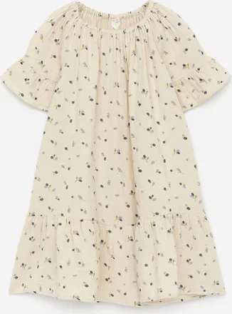 Arket Kleid Aus Baumwollmusselin -Beige