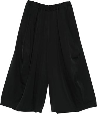 Comme Des Garçons pantalon à taille élastiquée - Noir