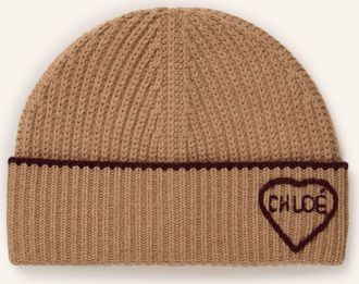 Chlo&eacute; M&uuml;tze Encoeur Mit Cashmere braun