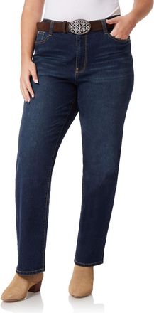 Wallflower Jeans Damen Legendary Slim Bootcut Mid Rise Gürtel Insta Stretch Juniors (Standard und Plus) Jeans, Evan, 50 Mehr