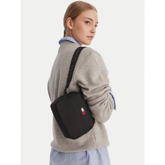 Tommy Jeans Handtasche Tommy Jeans Tjw Ess Daily Crossove rAW0AW17286 Schwarz