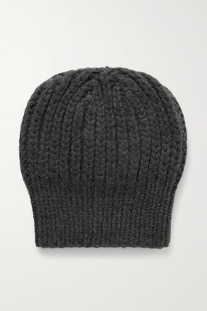 The Row Ayfer Beanie Aus Geripptem Kaschmir - Grau